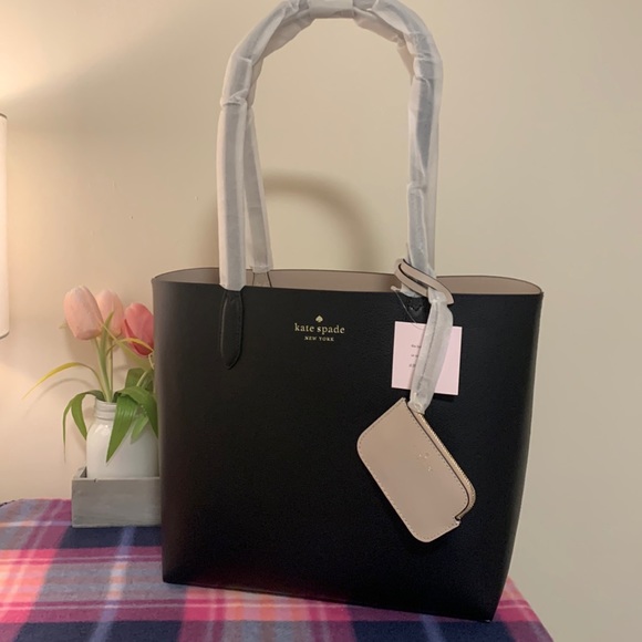 kate spade | Bags | Nwt Kate Spade Black Reversible Tote Bag | Poshmark